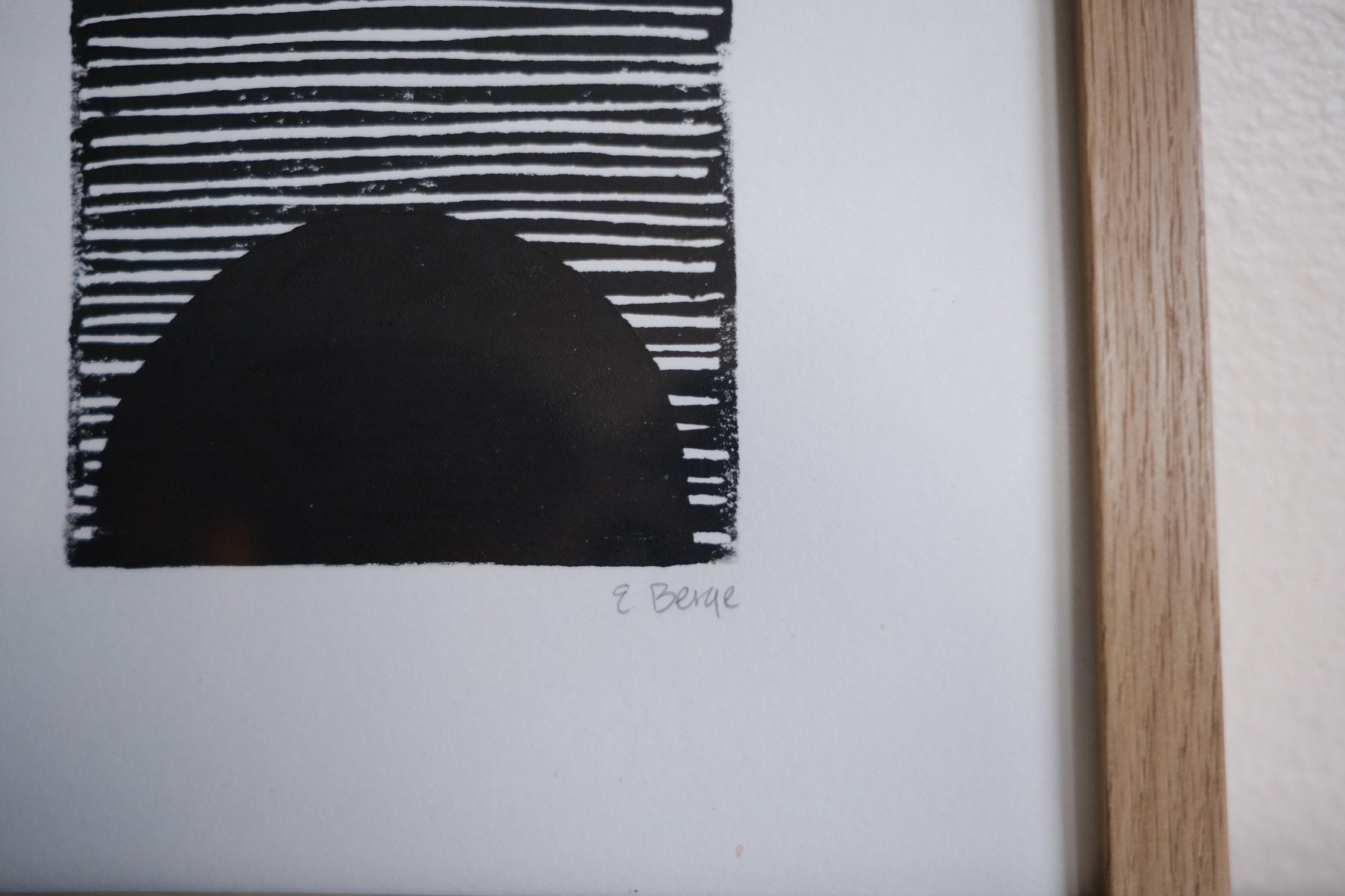 Modern Block Print Artwork - Etsy