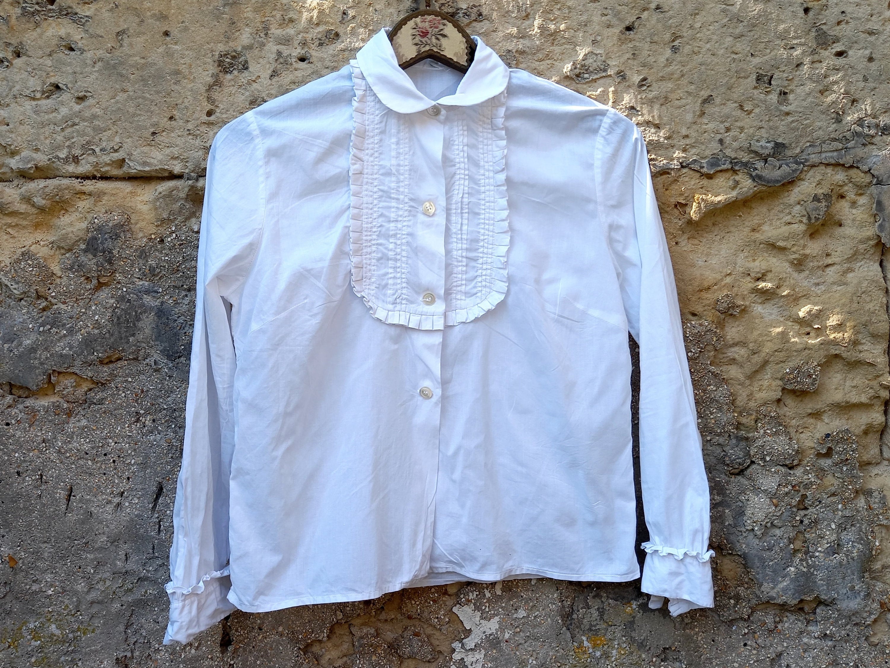 Vintage French Chemise Shirt Blouse - Etsy