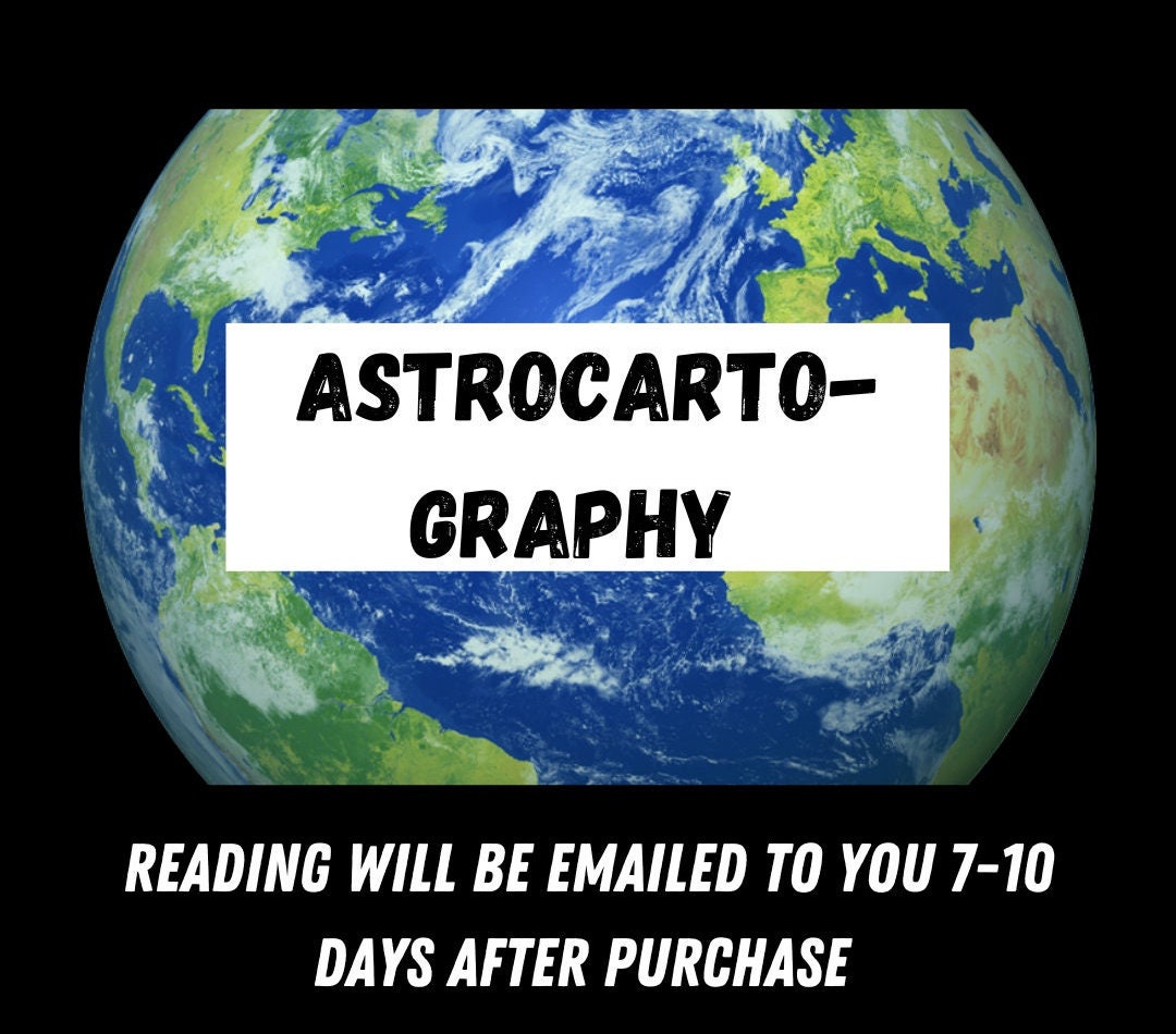 Astrocartography Reading - Etsy