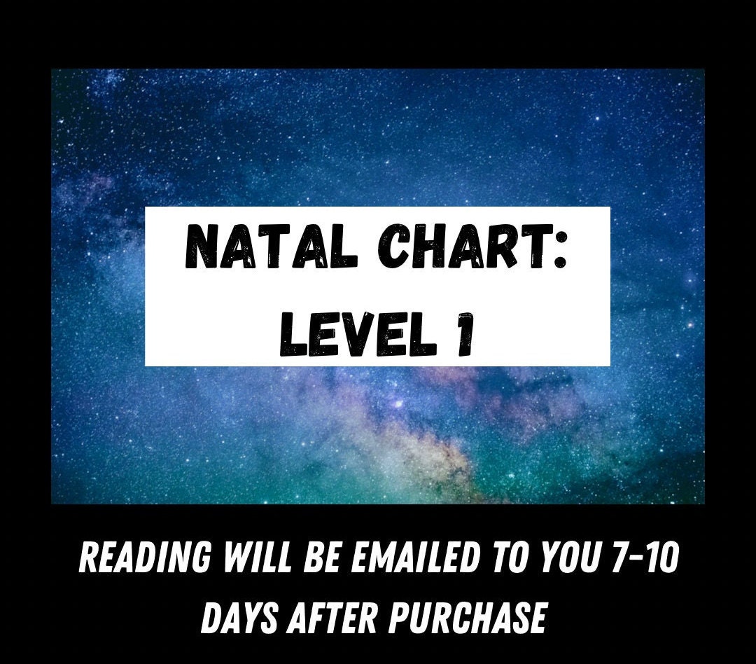 Natal Chart Reading Level 1 - Etsy