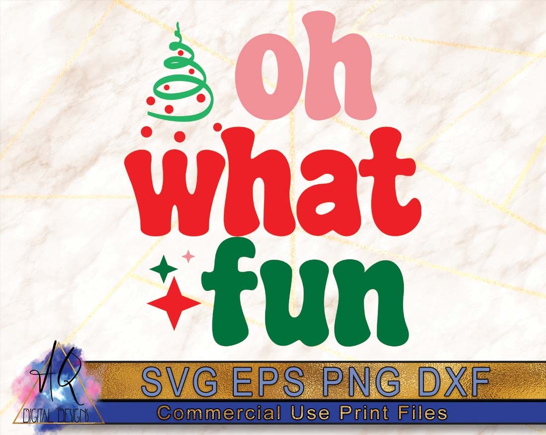 Retro Oh What Fun PNG Print File for Sublimation or Print - Etsy