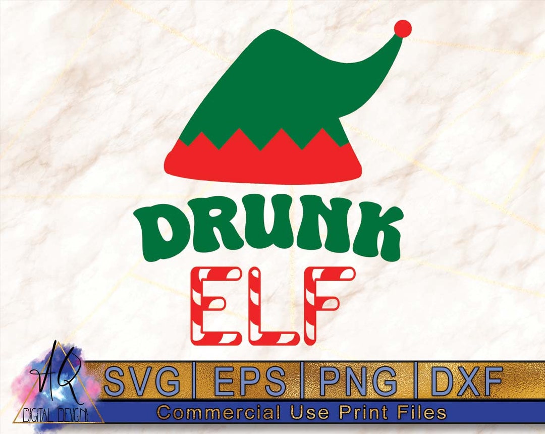 Drunk Elf Svg Dxf Png Eps Files for Cutting Machines Cameo - Etsy