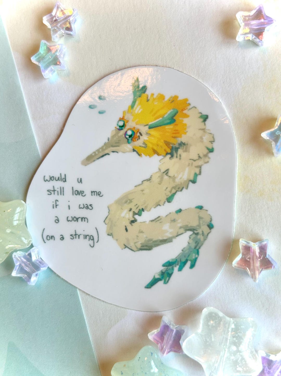 Totk Sad Worm Sticker - Etsy