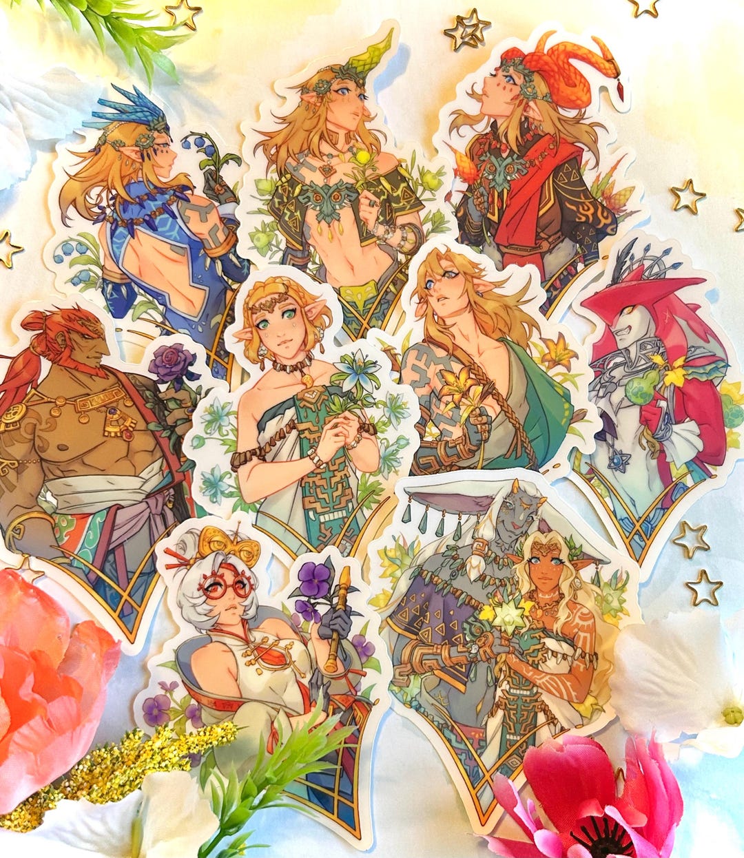 Totk Flowers Stickers - Etsy