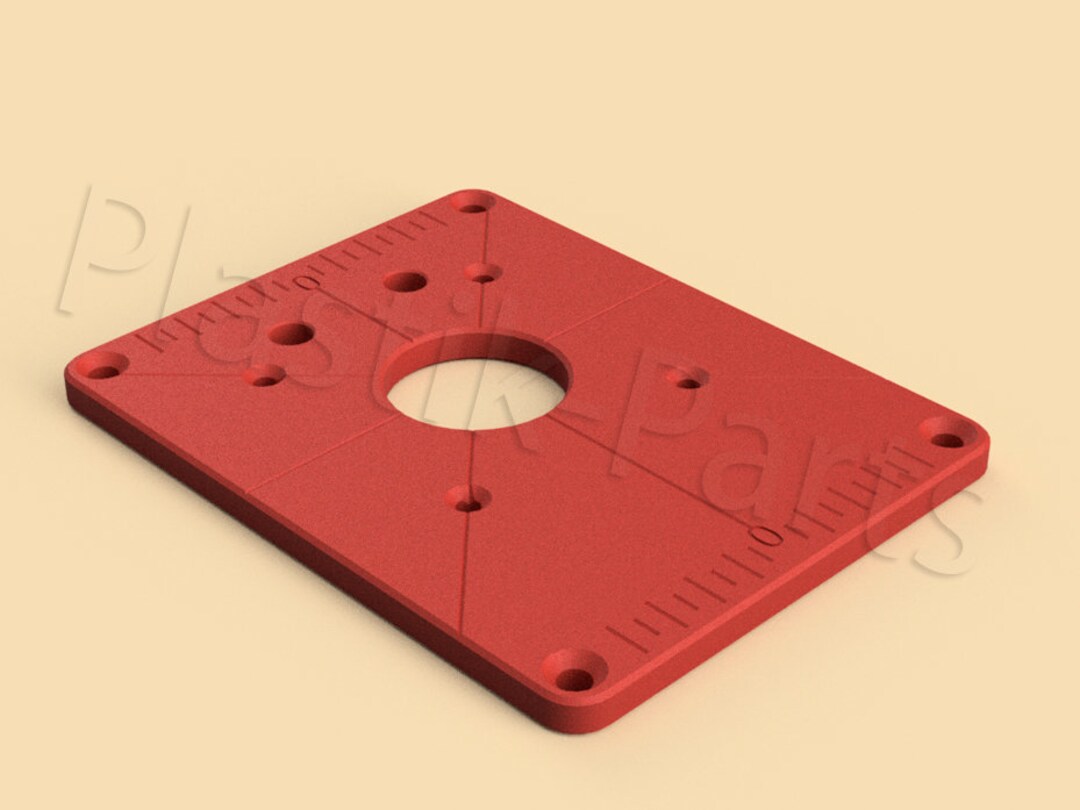ABS Mounting Plate Insert Plate for Milling Table Dewalt D26200 Edge ...