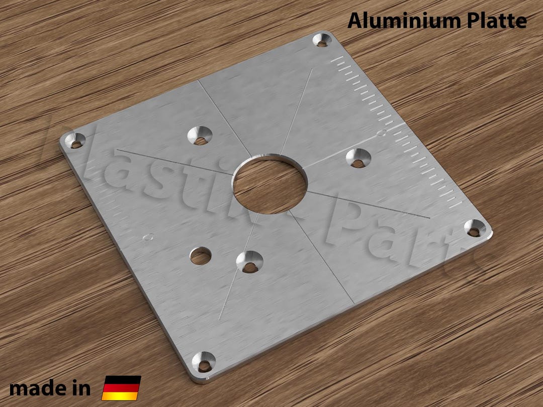 ALU Mounting Plate Insert Plate for Milling Table Triton JOF001 Router ...