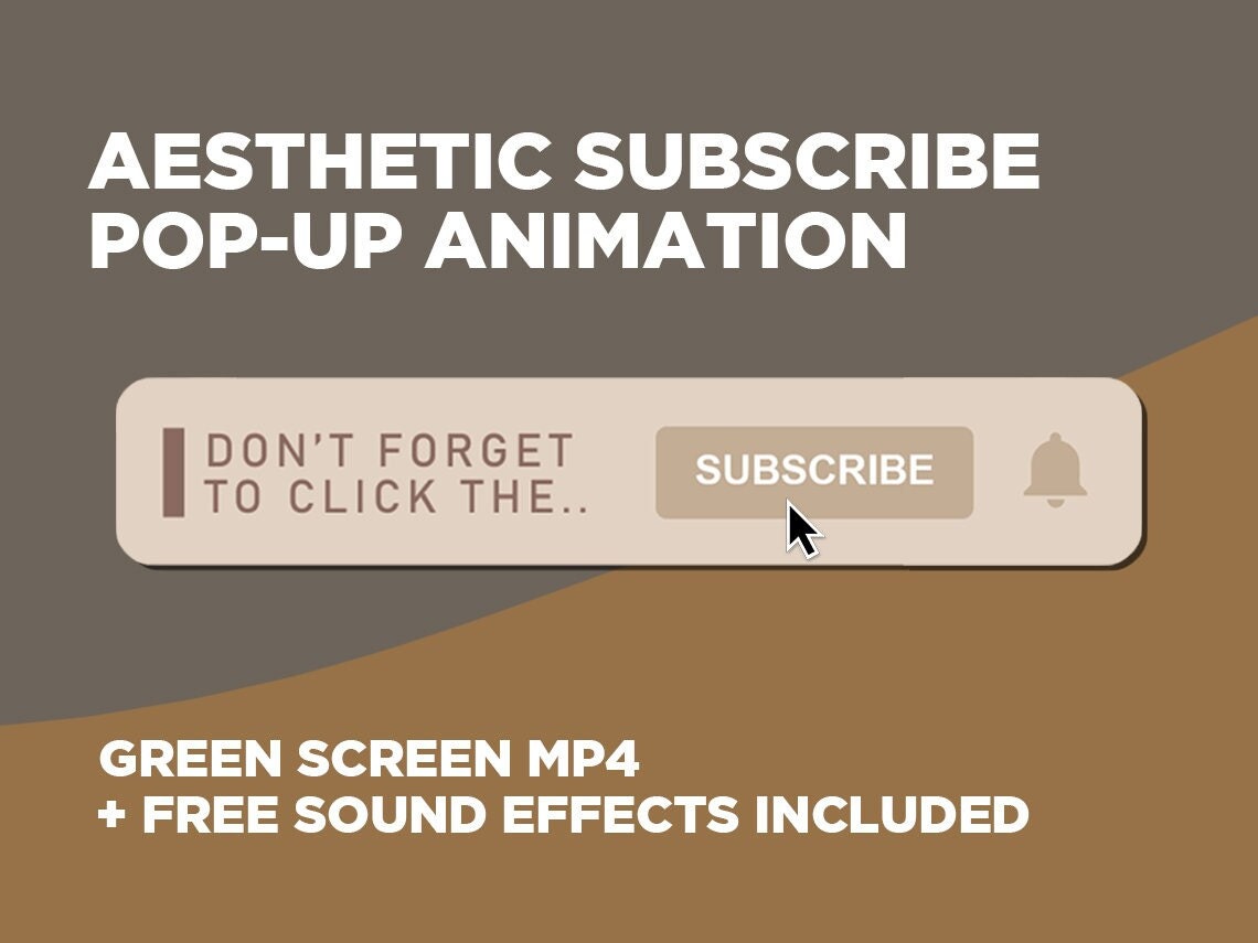 ANIMATED SUBSCRIBE BUTTON | Youtube Channel | Subscribe Button ...