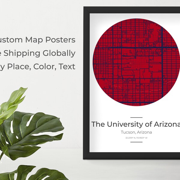University of Arizona Posters - Etsy