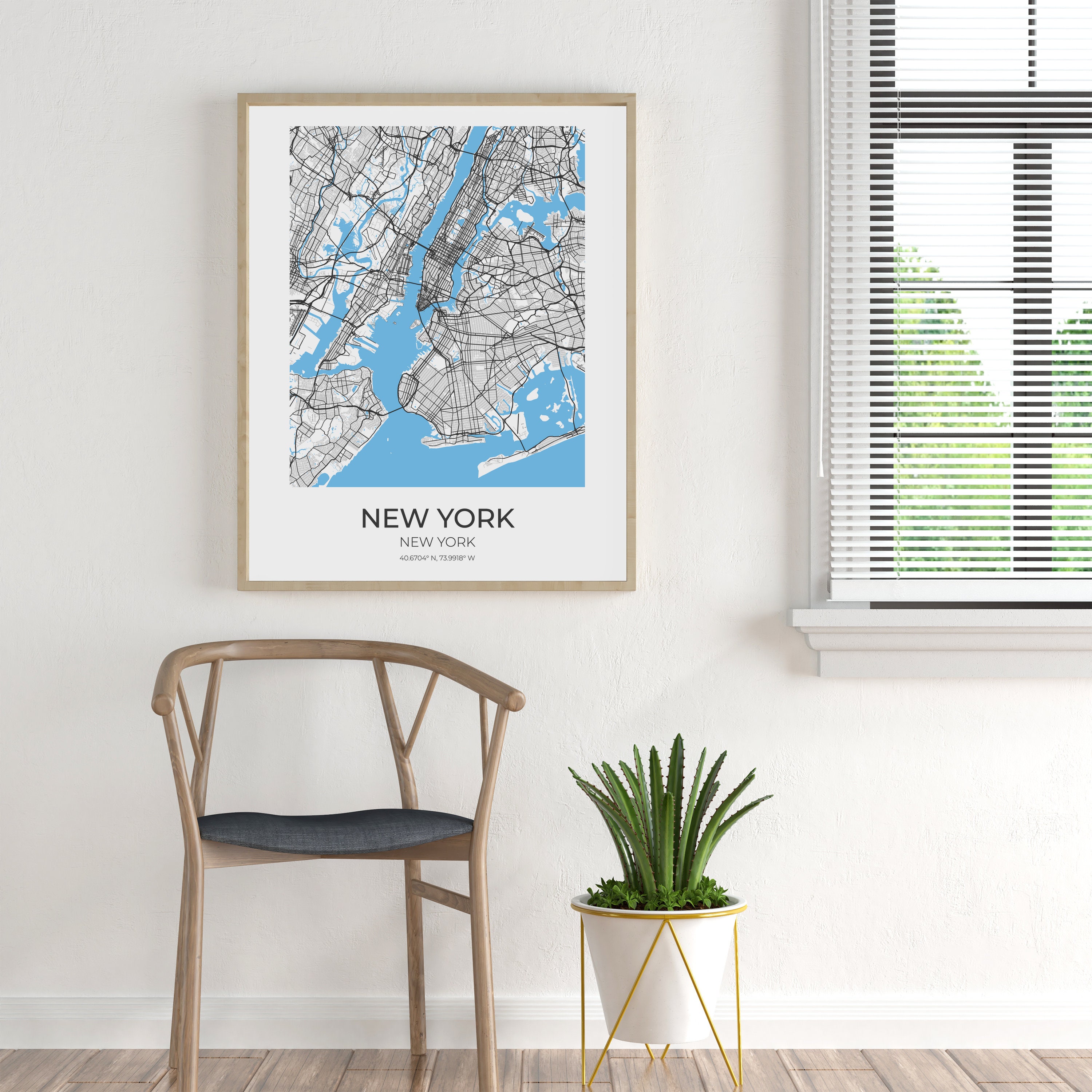 Custom Streep Map Posters, Any Location, Any Color, Any Place - Map ...