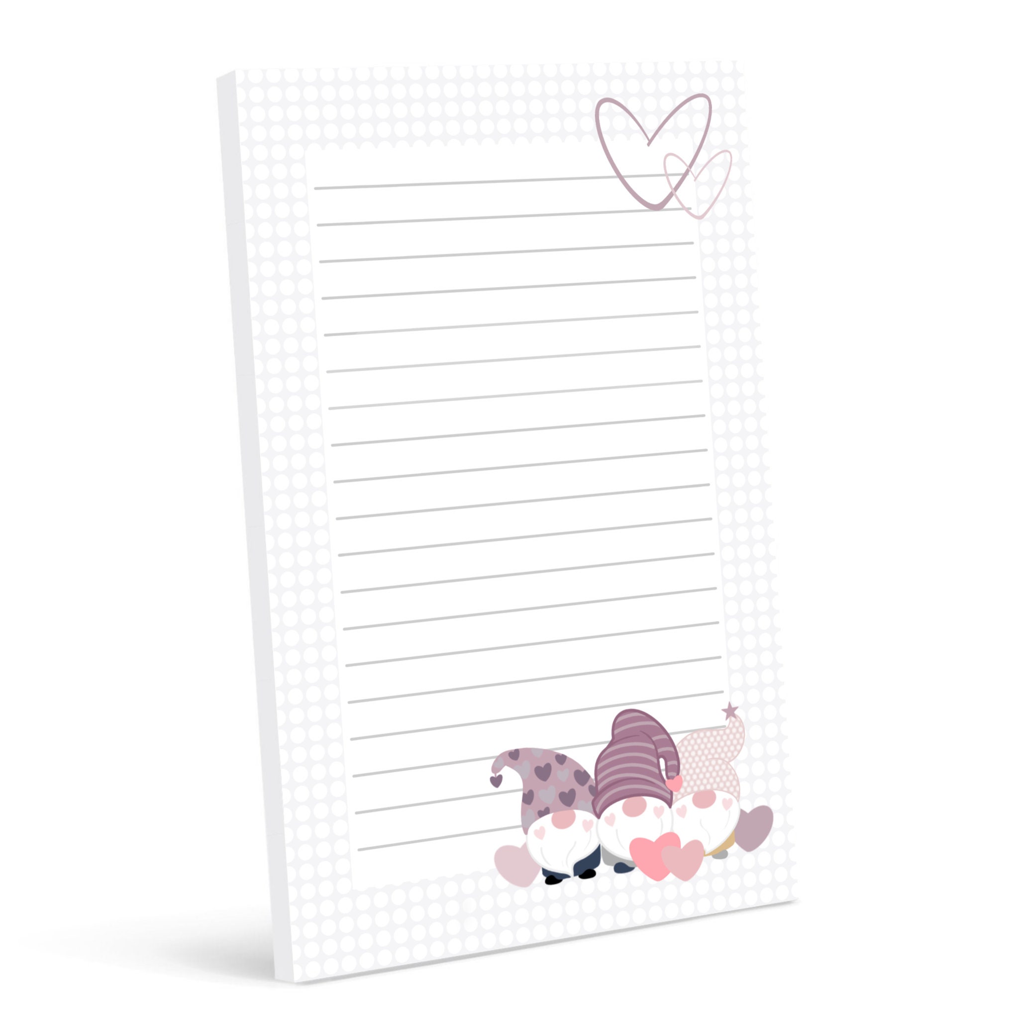 Gnome Notepad to Do List Notepad Gnomes Letter Stationery | Etsy