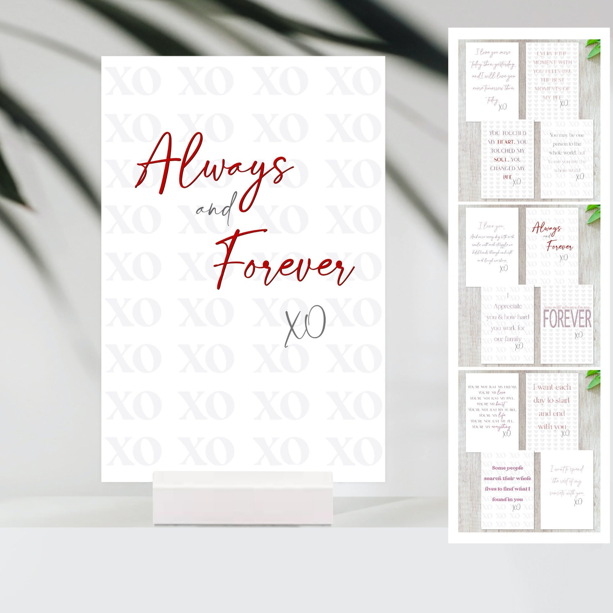 12 Love Notes, Set of Loving Messages, Love Letter Note Cards, I Love ...