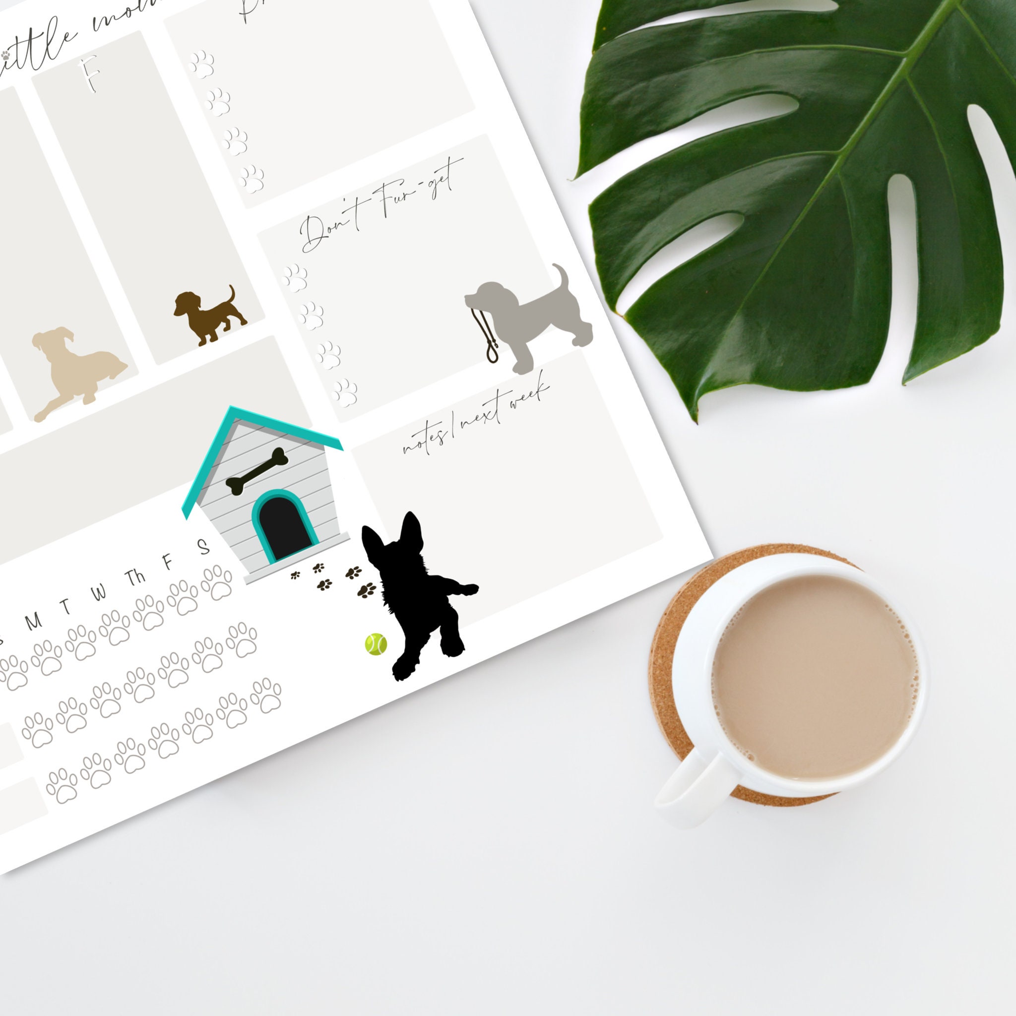 Weekly Planner Pad, to Do List Notepad, Dog Mom or Dog Dad Daily ...