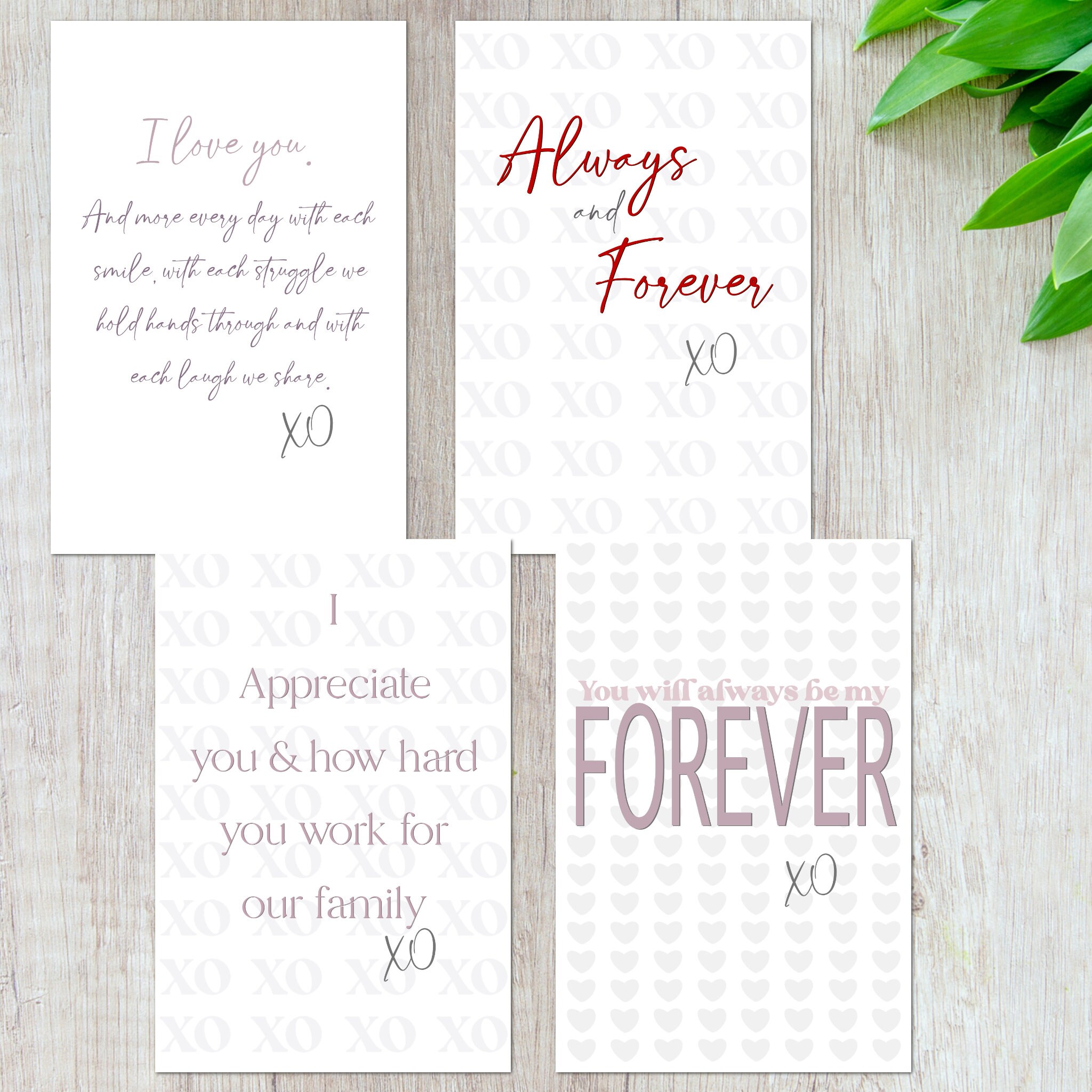 12 Love Notes Set of Loving Messages Love Letter Note Cards - Etsy