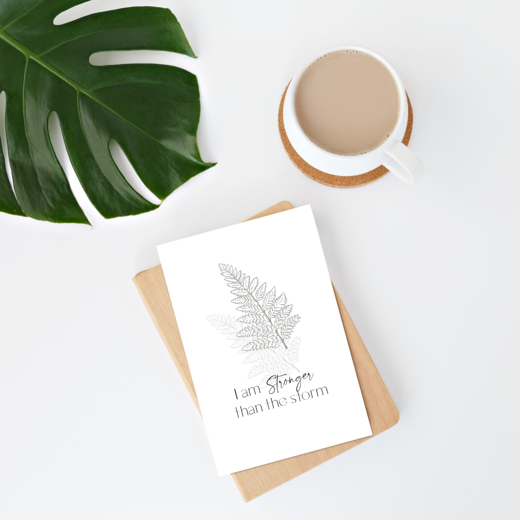 12 Affirmation Cards, Note Cards With Words of Affirmation ...