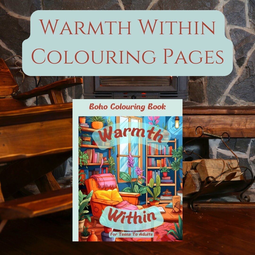 Relaxation Boho Colouring Pages Digital Download for Creative Teenagers ...