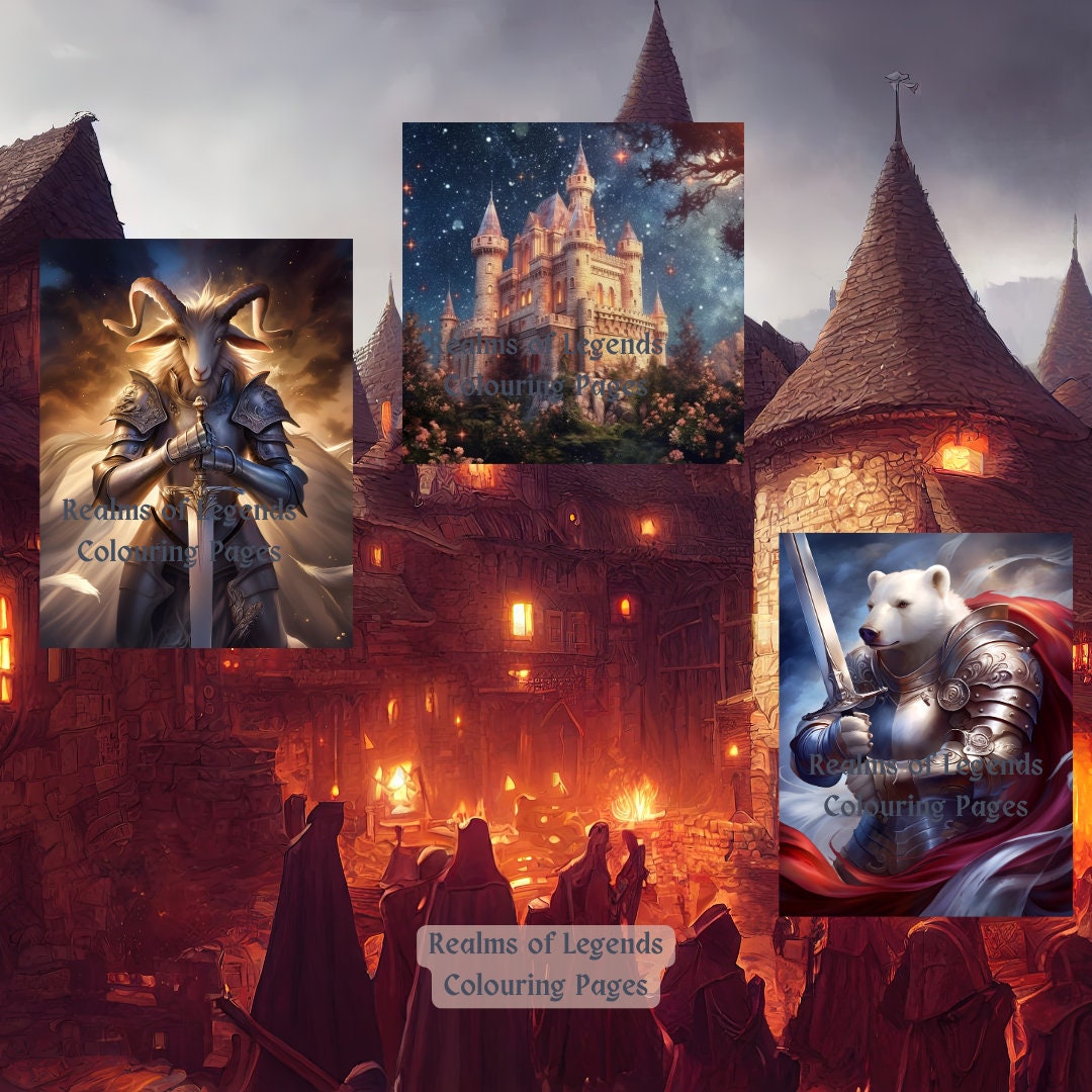 Fantasy Colouring Pages for Teenagers to Adults Activity Book Adult ...