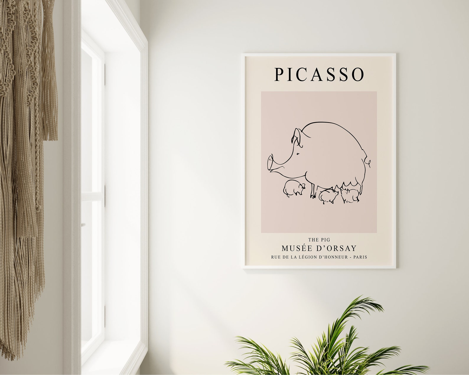 Pablo Picasso Pig Line Art Picasso Art Print Picasso | Etsy