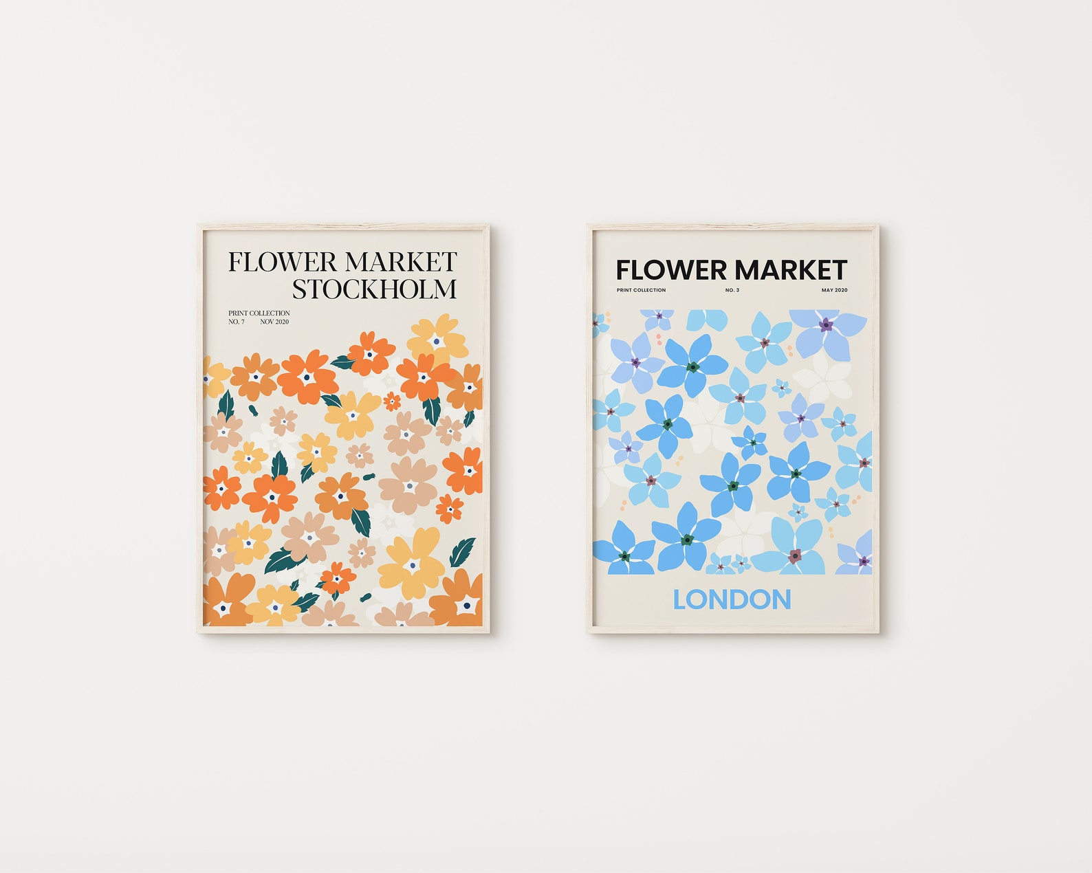 Flower Market Set of 9 Prints Flower Market Print Tokyo - Etsy