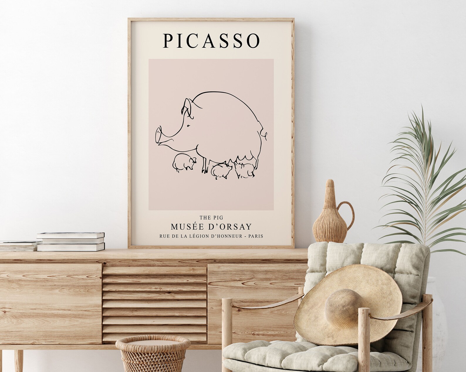Pablo Picasso Pig Line Art Picasso Art Print Picasso | Etsy