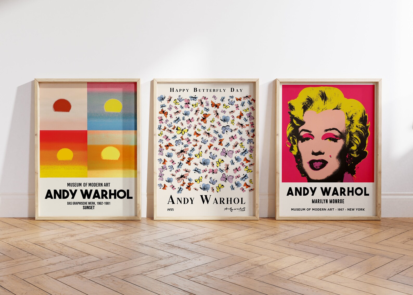 Andy Warhol Set of 3 Prints Gallery Wall Set 3 Piece Wall - Etsy