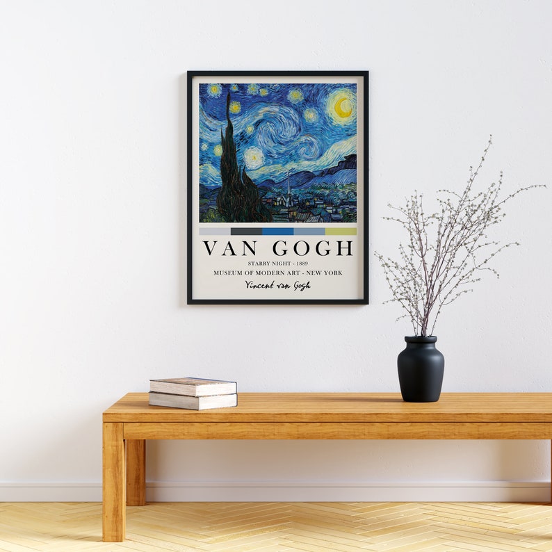 Van Gogh Print Van Gogh Starry Night Gift Van Gogh Wall Art - Etsy