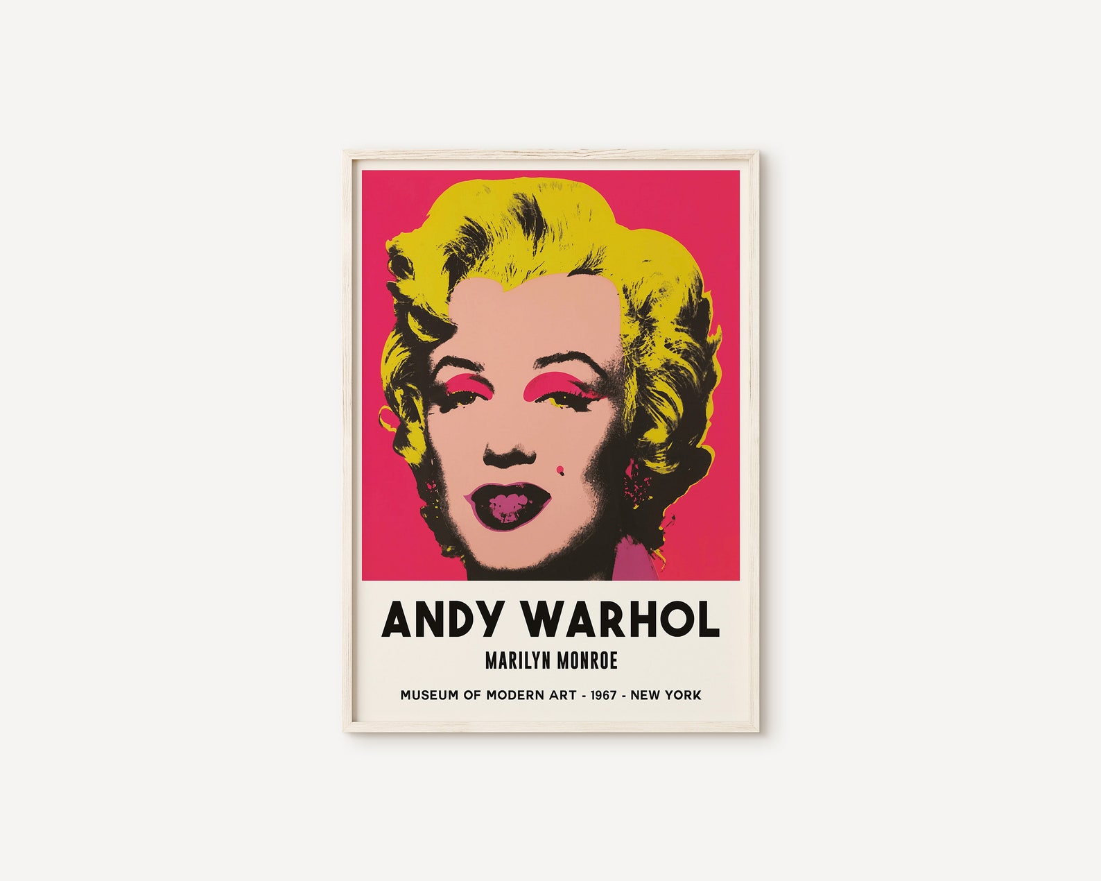Andy Warhol Print Marilyn Monroe Poster Pop Art Print | Etsy