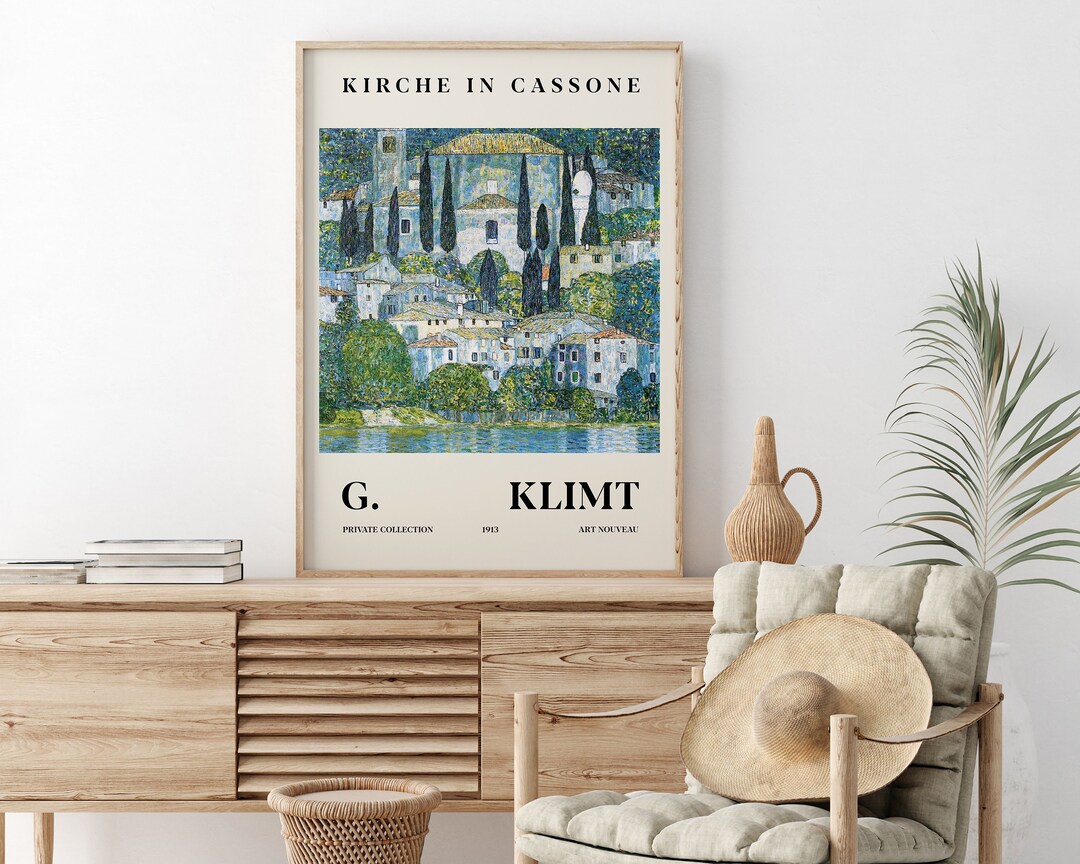 Gustav Klimt Exhibition Poster, Klimt Print, Printable Wall Art, Gustav ...