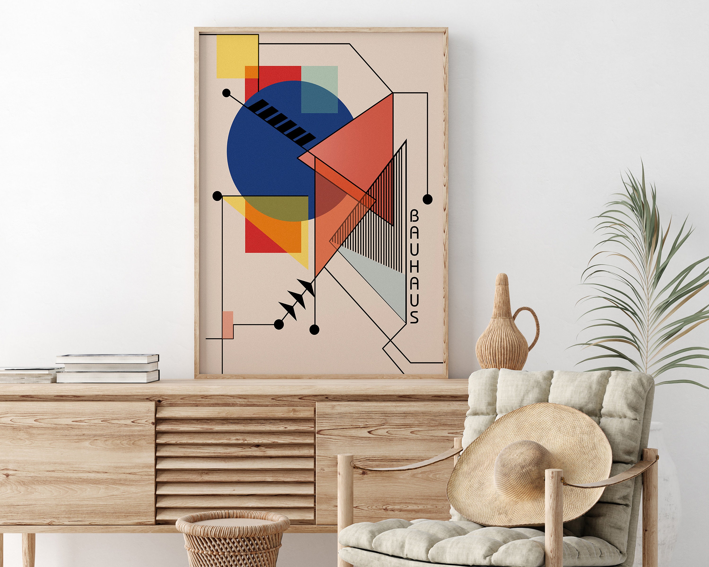Bauhaus Geometric Art Print Bauhaus Exhibition Poster - Etsy