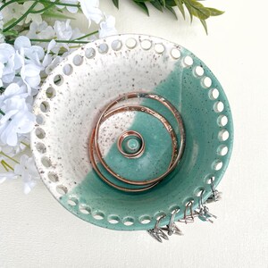 Handmade Stoneware Pottery Jewelry Bowl With Rustic Coastal Vibe, Smart ...