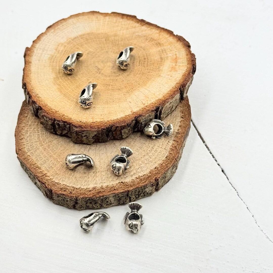 Mini Handmade Fish Charms, Sea Life Beads for Bracelets, Cute Sea ...