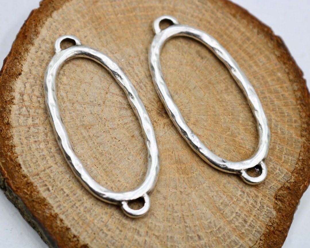 Large Bezel, Earring Connector, Connector Charm, Hollow Frame Glue ...