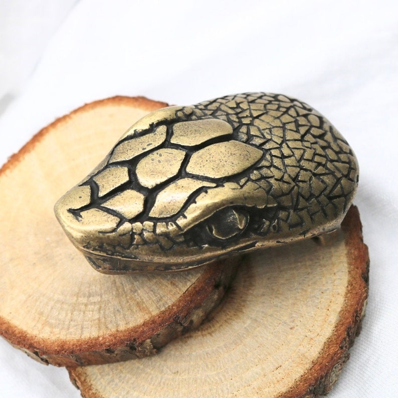 Snake Head Belt Buckle Cobra Snake Head Belt Buckle Gothic - Etsy