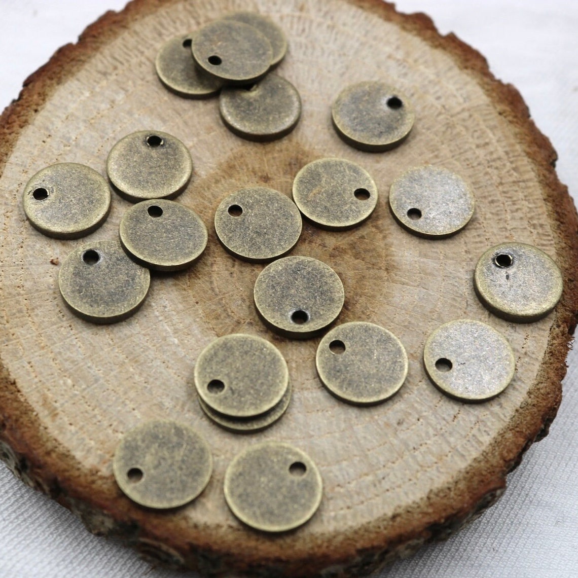 10 Round Disc Blank Pendant Blank Disc Jewelry Pendant Disc - Etsy