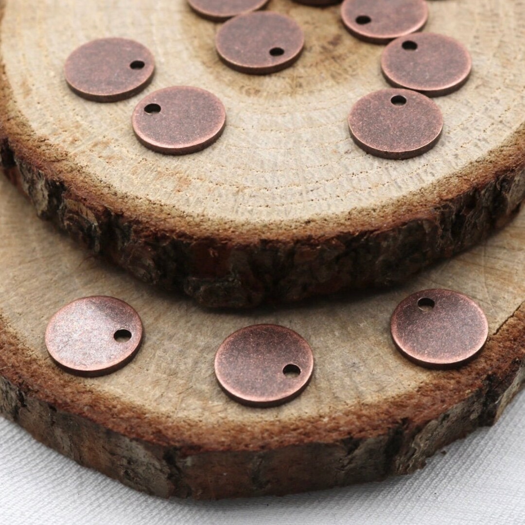 Antique Copper Blank Tags, Ideal for Jewelry and Crafting, Ideal for ...