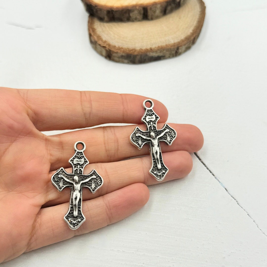 Jesus Cross Pendant, Simple Cross Charms, Unisex Gift, Simple Jewelry ...