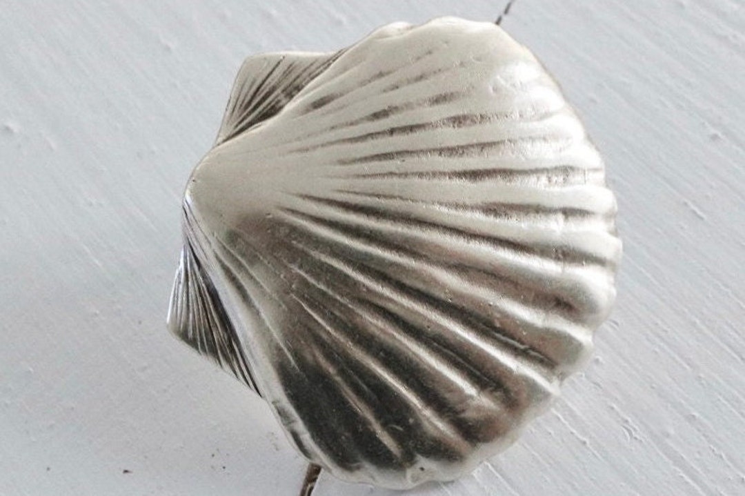 Shell Belt Buckle, Antique Silver Ton Buckle, Sea Shell Belt Buckles ...