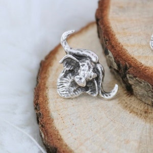 Silver Bull Head Rivets, Cute Cow Rivets, Large Animal Rivets, Craft ...