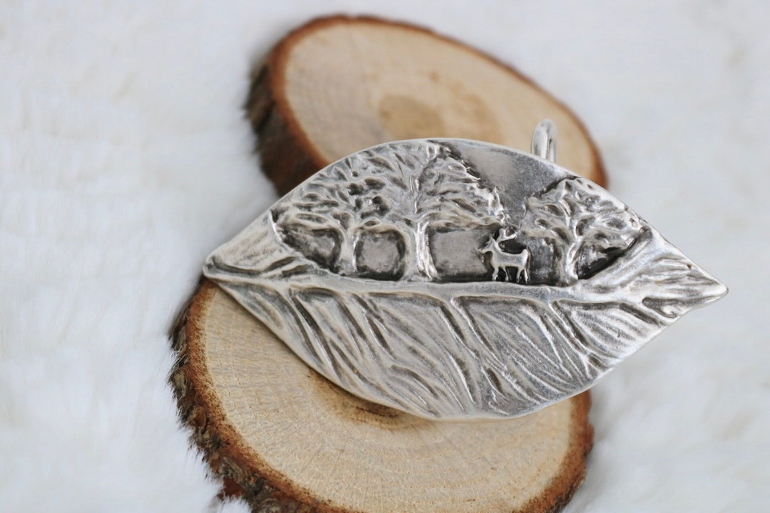 Leaf Form Belt Buckle, Antique Silver Plated Natural Belt Buckle, Tree ...