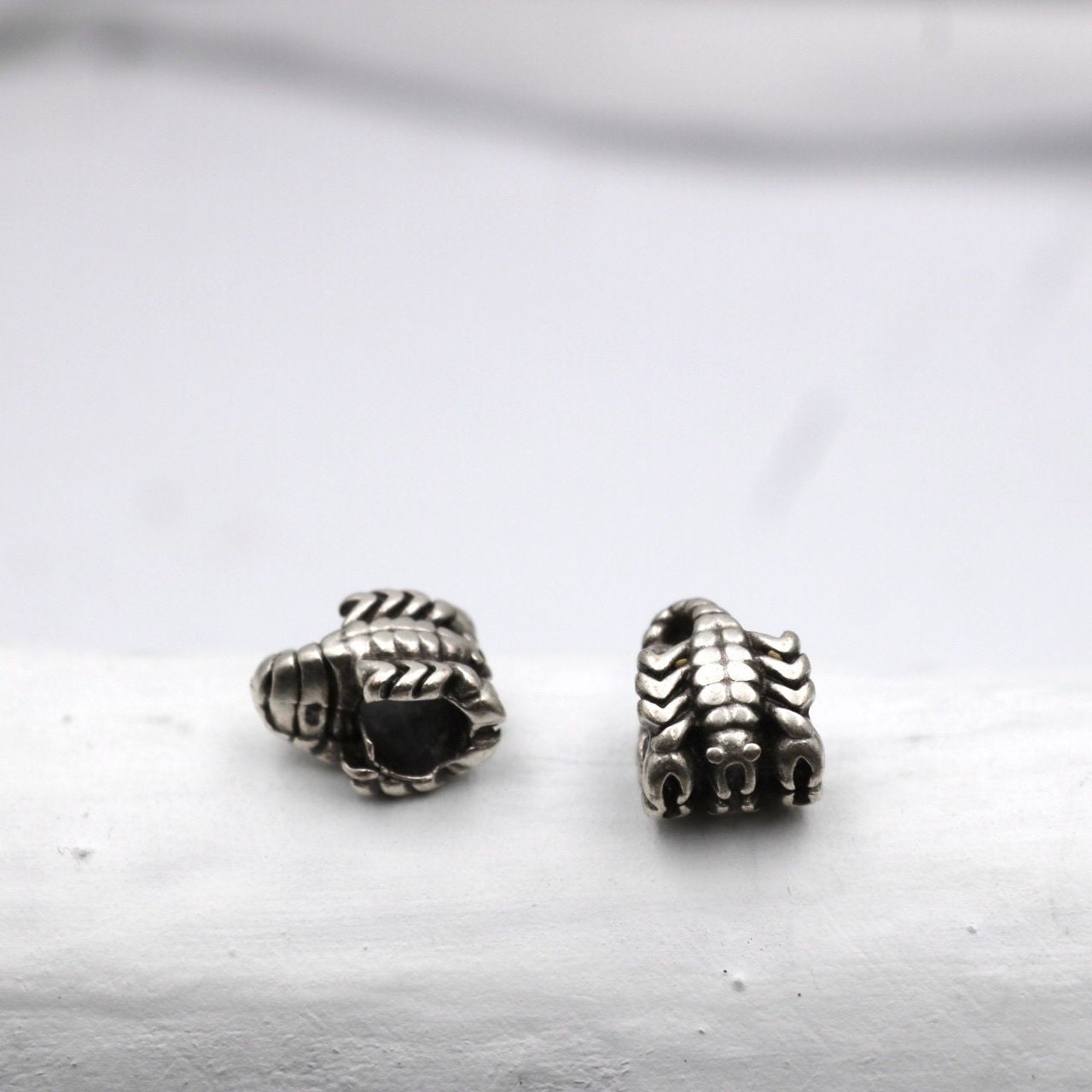 10 Scorpion Beads Scorpion Charms Scorpion Necklace Charms - Etsy