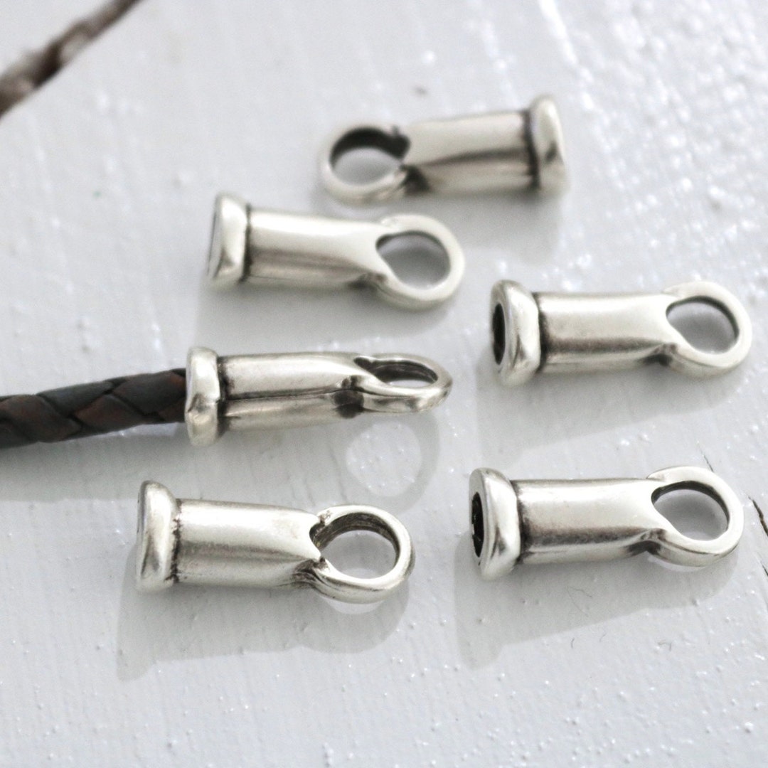 10 Cord End Caps, Tassel Caps, Necklace End Caps, Bell End Cap for ...