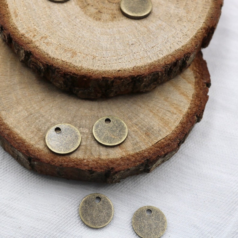 10 Round Disc Blank Pendant Blank Disc Jewelry Pendant Disc - Etsy