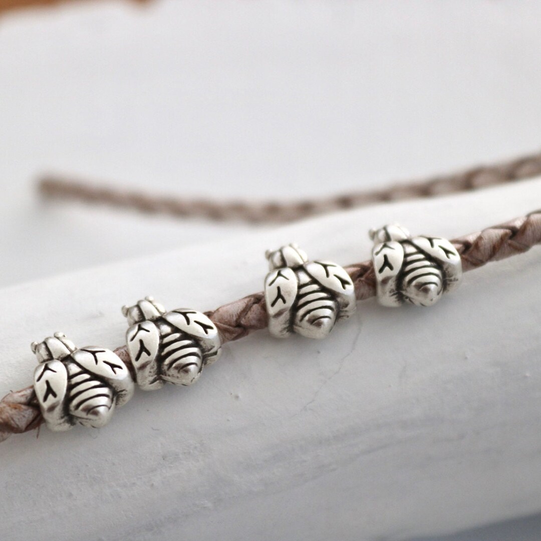 10 Cute Honey Bee Beads, Honey Bee Craft Beads, Bee Charms for Crafting ...