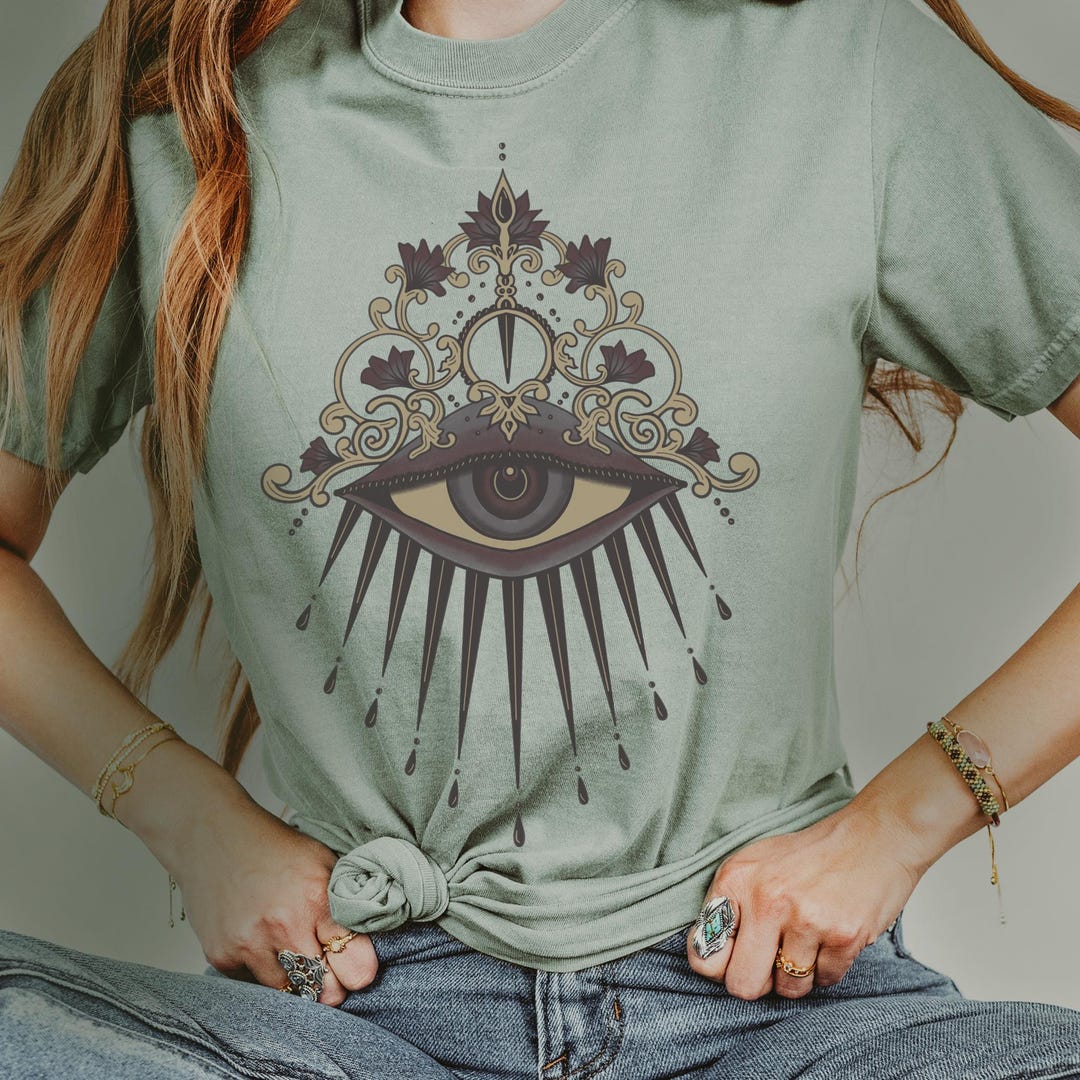 Whimsigoth Tshirt | Pastel Goth Eye Art - Etsy