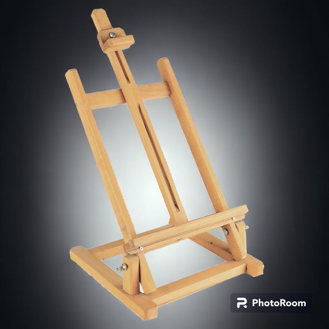 Adjustable Professional Table Top Wooden Easel (naturel) 70 Cm X 30 Cm ...