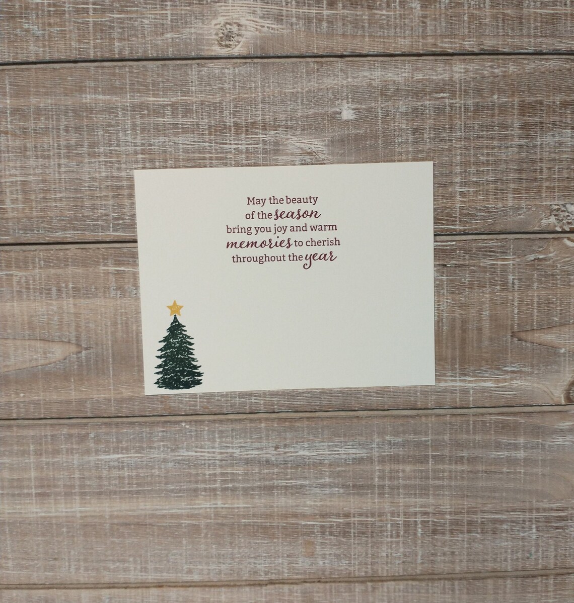 Christmas in the Barn Christmas Card - Etsy