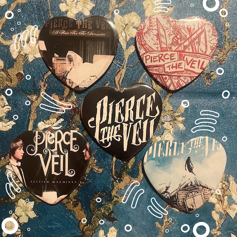 Pierce the Veil/ Vic Fuentes Meme Button Set - Etsy