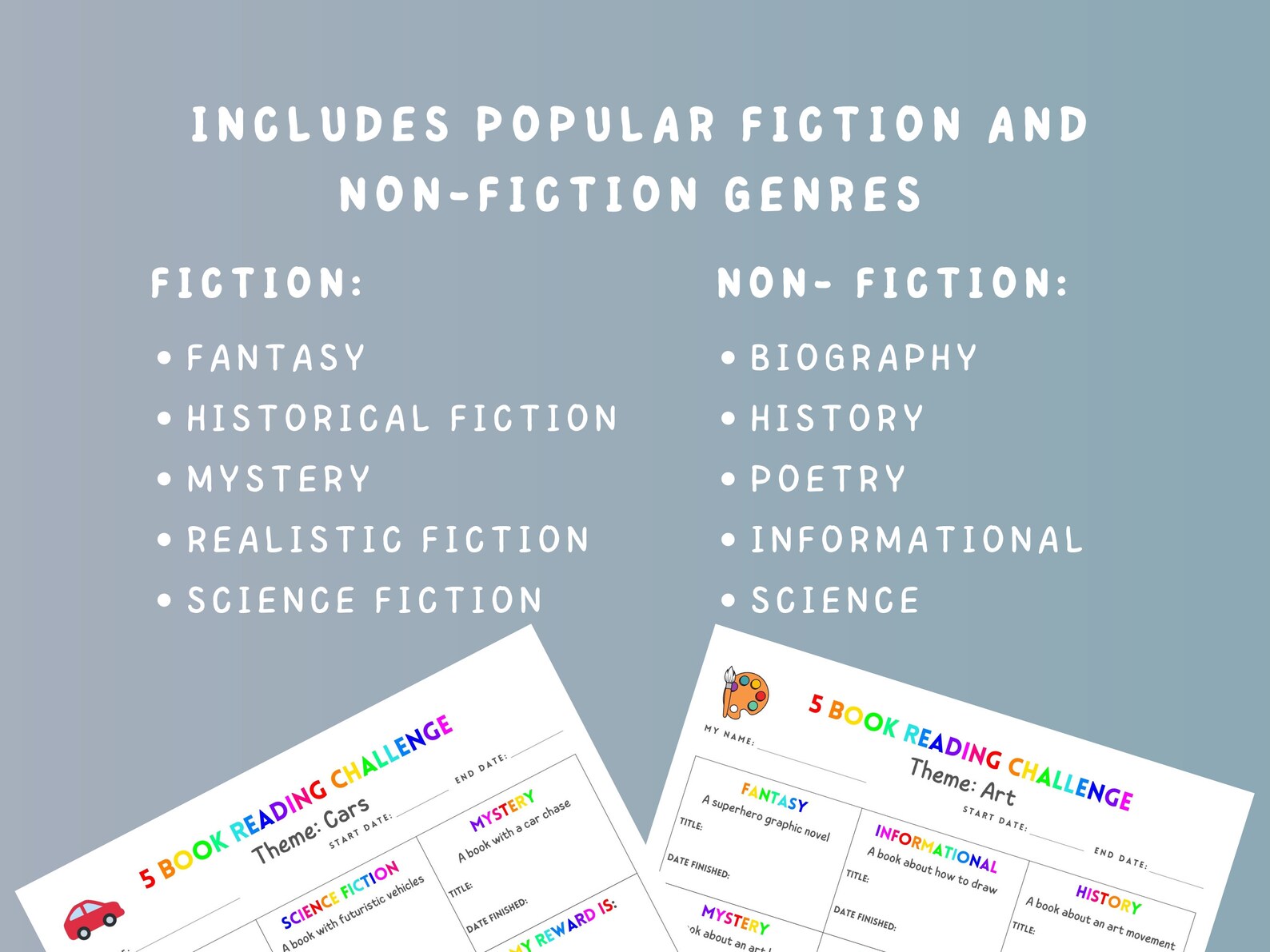 Printable Kids Reading Log - Kids Reading Reward Chart - Kids Digital ...