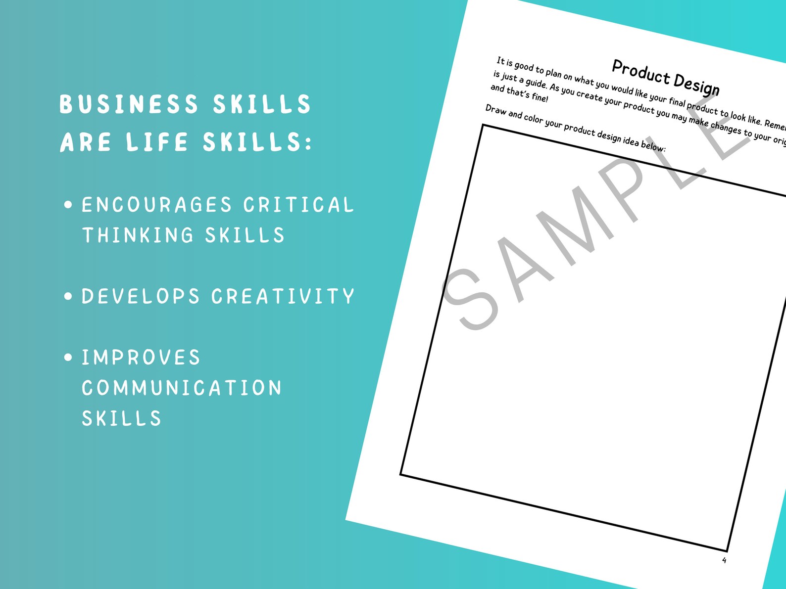 Young Entrepreneur Workbook - Kids and Teens Business Lesson ...