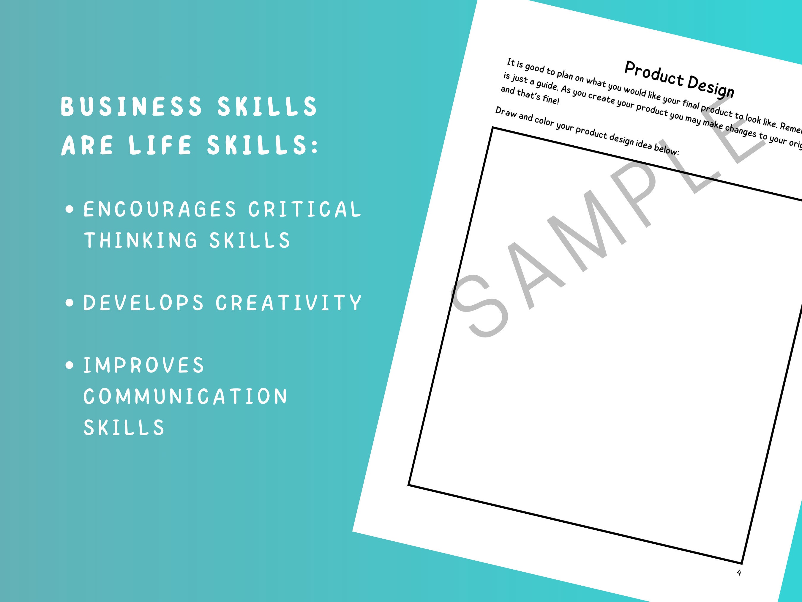 Young Entrepreneur Workbook - Kids and Teens Business Lesson ...