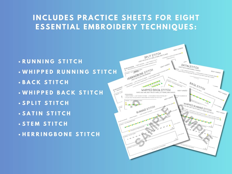 Beginner Hand Embroidery Tutorial - Basic Needlework Instruction ...